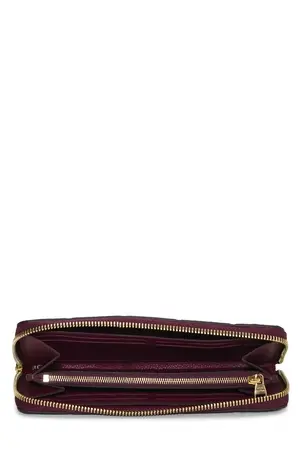 LOUIS VUITTON Aurore Empreinte Clemence Wallet - Purple