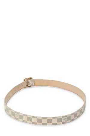 LOUIS VUITTON Damier Azur Inventeur Tresor Belt 90