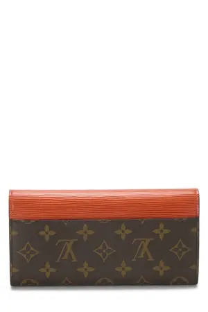 LOUIS VUITTON Epi & Monogram Canvas Marie-lou Long Wallet
