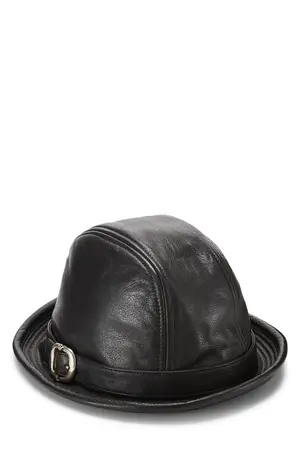 Chrome Hearts Leather Fedora