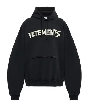 Vetements Long-sleeved Sweatshirt - Black