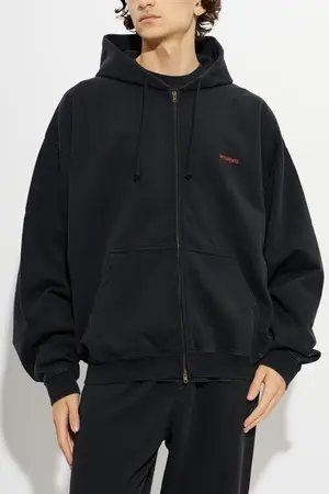 Vetements Long-sleeved Zip-up Hoodie