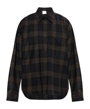 Vetements Long-sleeved Plaid Shirt - Multicolour