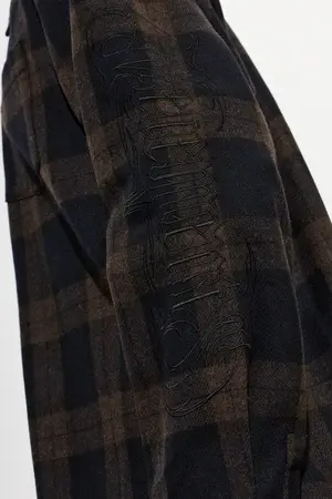 Vetements Long-sleeved Plaid Shirt
