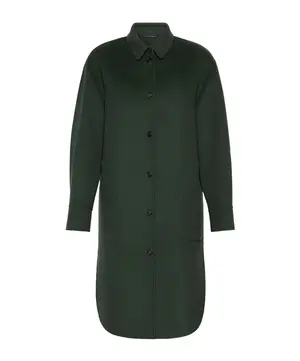 Max Mara Virgin Wool Button-down Coat