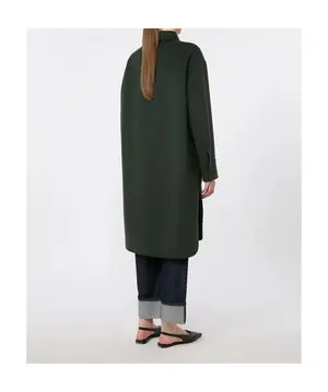 Max Mara Virgin Wool Button-down Coat