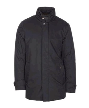 MOORER Long-sleeved Stand-up Collar Jacket - Black