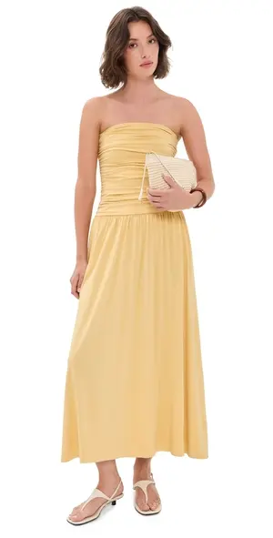 NIA Santal Maxi Dress - Maize