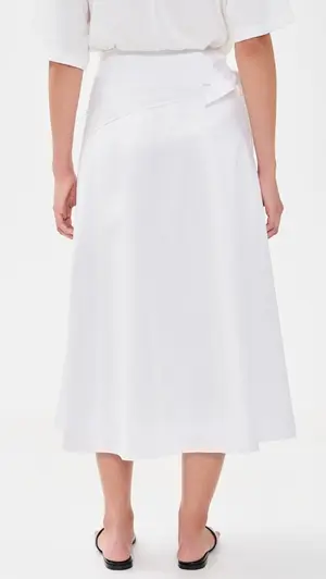 Vince Scarf Tie Skirt