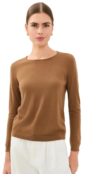 Co Rolled Cashmere Pullover