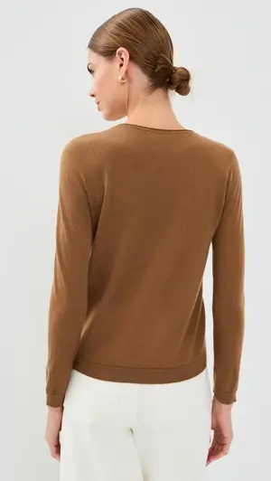 Co Rolled Cashmere Pullover