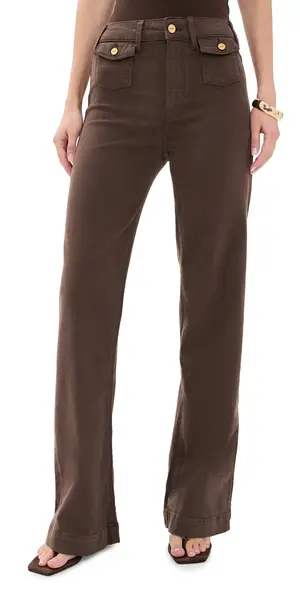Paige Leenah Mini Patch Pockets Jeans