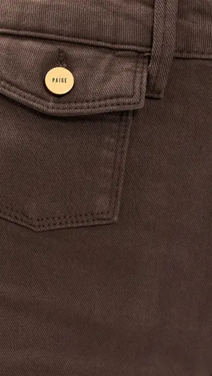 Paige Leenah Mini Patch Pockets Jeans