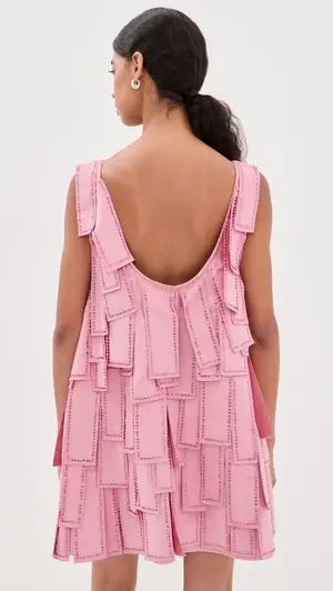 La Vie Style House Jewel Tassel Mini Swing Dress