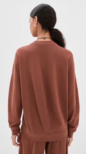 Tibi Lightweight Crew Neck Sweatshirt