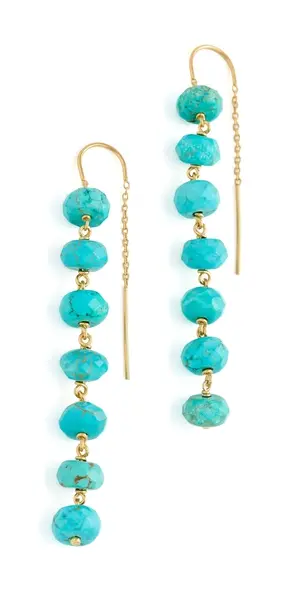 Chan Luu Ladder Earrings - Turquoise