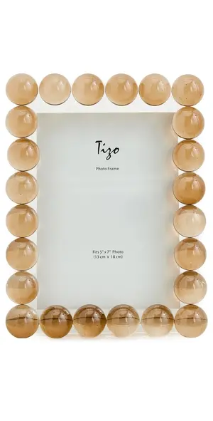 TIZO DESIGN Crystal Glass Bubble Frame 5x7