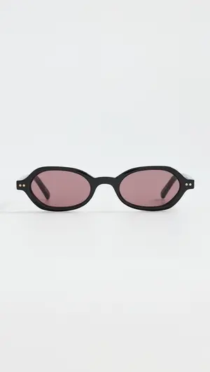 Le Specs Foundry Oval Sunglasses