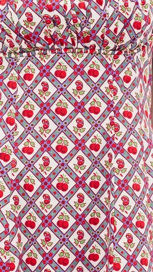 Hill House Home Maisie Cherry & Paisley Print Maxi Dress