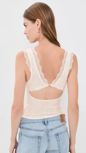 Free People Loved You First Lace Blouse