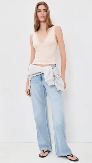 Free People Loved You First Lace Blouse