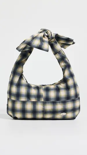 DAMSON MADDER Roo Check Tie Shoulder Bag