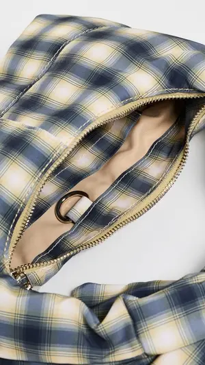 DAMSON MADDER Roo Check Tie Shoulder Bag