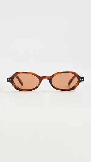 Le Specs Foundry Oval Sunglasses