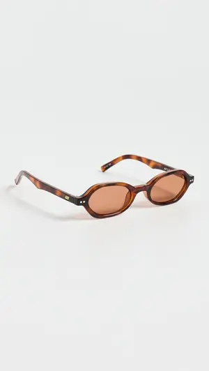 Le Specs Foundry Oval Sunglasses
