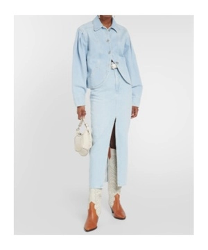 Isabel Marant Étoile Liela Leather And Suede Embroidered Cowboy Boots