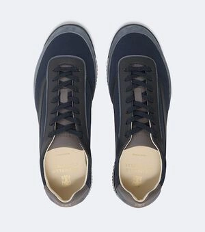 Brunello Cucinelli Leather-trimmed Sneakers