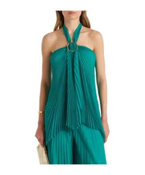 Max Mara Pleated Top
