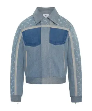 MARINE SERRE Moon-print Panelled Jacket