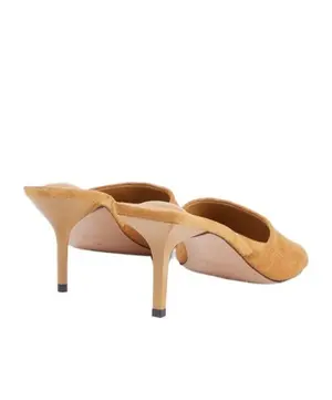 Jacquemus Croc-effect Suede Mules