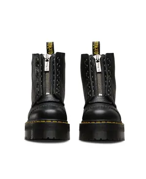Dr. Martens Front Zipper Platform Martin Boots