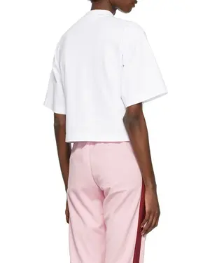 Palm Angels Bear Print Cropped T-shirt