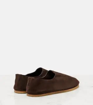THE ROW Perrick Suede Flats