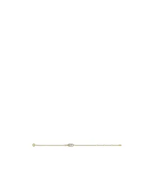 Fendi O'lock Motif Embellished Bracelet - Gold