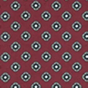Saint Laurent Silk Geometric Print Cravat