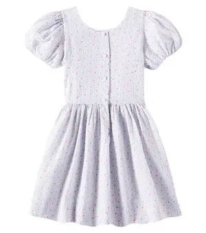 Polo Ralph Lauren Striped Floral Cotton Dress