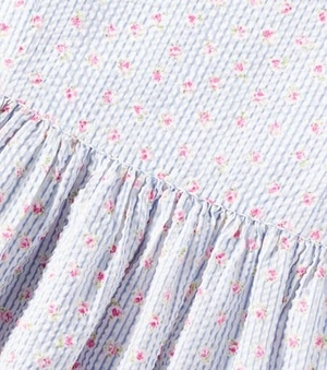 Polo Ralph Lauren Striped Floral Cotton Dress