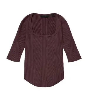 ALLSAINTS Cruz Hally Top - Brown