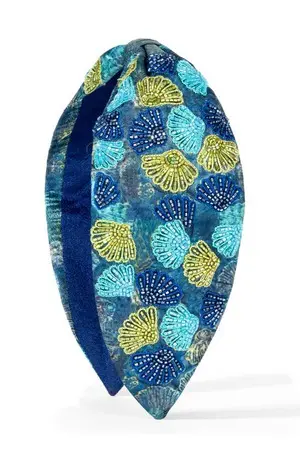 HAIR DRAMA CO Indigo Canopy Knotted Headband