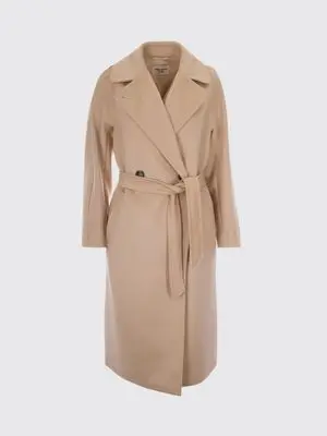Max Mara WEEKEND MAX MARA Double Breasted Wool Coat Cream
