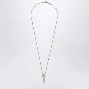 Rick Owens Pentagram Pendant Necklace - Silver