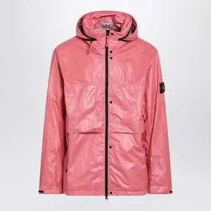 Stone Island Stone Island Glossy Nylon Jacket Pink