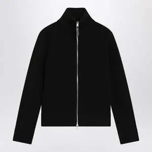 MAISON MARGIELA Wool-blend Zip Cardigan - Black