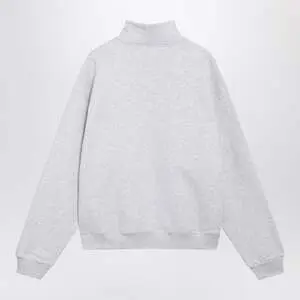 Jacquemus Zip-neck Logo Sweatshirt - Gray