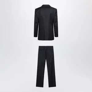 TOM FORD Navy Double-breasted Wool Suit