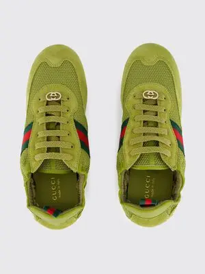 Gucci Mesh/suede Sneakers - Green